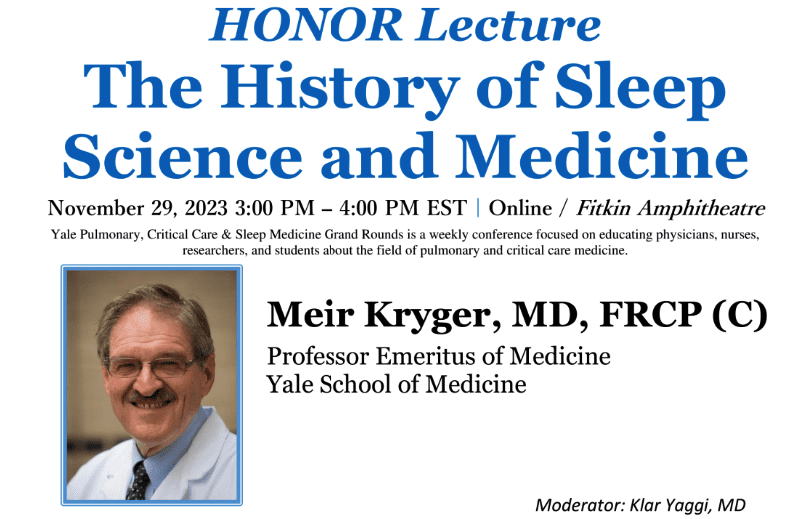 Lecture - The History of Sleep Science and Medicine - BodiMetrics